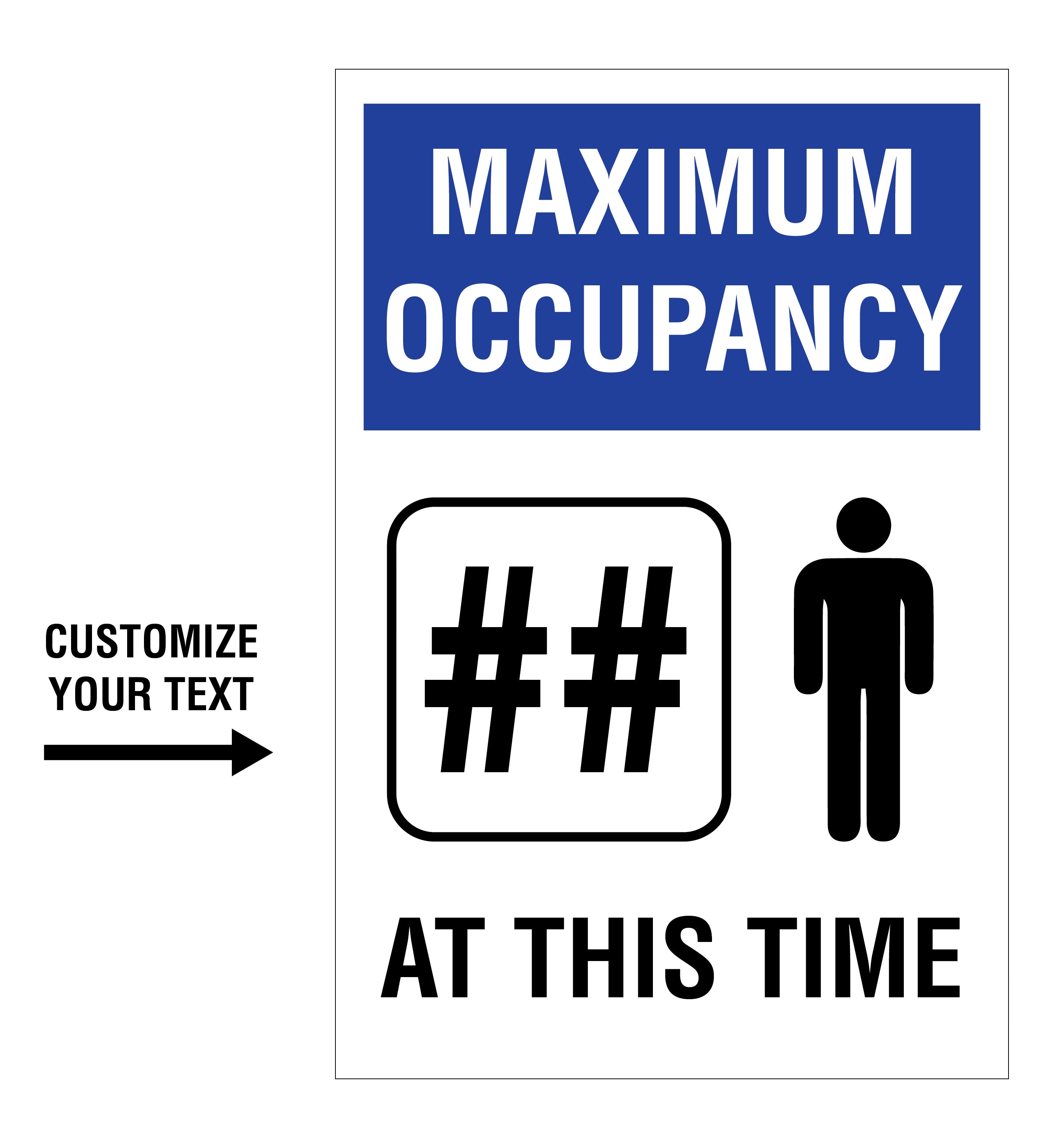 CUSTOM Poster/Sign - Max Occupancy V4 – Hero Ground Zero