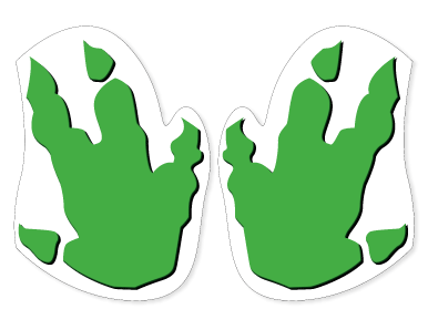 Sticker Feet | Alien Feet " Aliens On Earth " – Hero Ground Zero