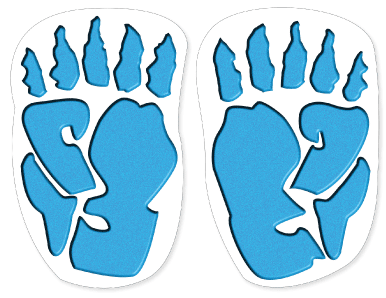Sticker Feet | Monster Feet "Big Foot" – Hero Ground Zero